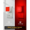 EFEMF-Red Night Light, Red NightLight[2 Pack],0.3W LED Night Light with ...
