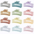 12 Pcs Medium Hair Clips, 3.5 Inch, Colorful - Hair Clips for Thick and ...
