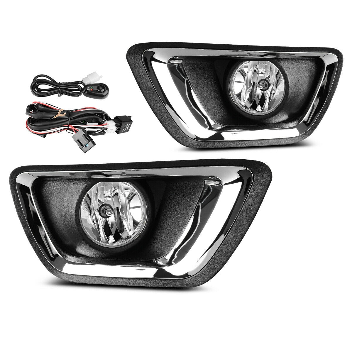 2pcs For 15-18 Chevrolet Colorado Clear Bumper Fog Lights Lamps w ...