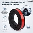 10FT / 3M L-Shaped Car Fender Flare Strip, Black Rubber Wheel Eyebrow ...