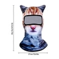 Breathable Ice Silk Funny Cycling Mask Stand Ear Face Mask for Outdoor ...