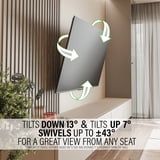 SANUS VuePoint Full-Motion TV Wall Mount for TVs 42"-90" up to 120 lbs ...