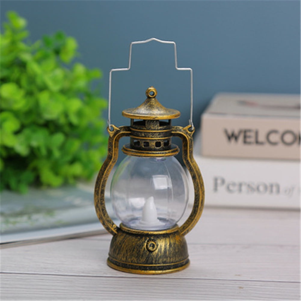 Mulanimo Retro Kerosene Lamp Colorful Button Battery Switch Small Oil ...