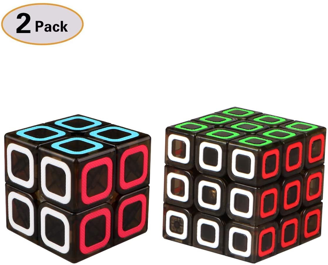 Rubik's Cube Set, 2x2 3x3, 2 in Package (Transparent) | Walmart Canada