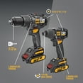 Caterpillar Cat® DX12K 18V Brushless Hammer Drill & Impact Driver Set ...