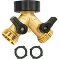 FEFEDFAA-Garden Hose Splitter 2 Way Heavy Duty,Faucet Splitter, Outdoor ...