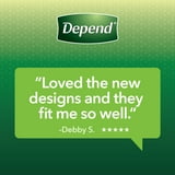 Depend FIT-FLEX Incontinence Underwear for Women, Maximum Absorbency, M ...