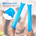 BESTYASH 1Set Blue Inflatable Cheering Sticks with Pom Poms Hand ...