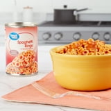 Great Value Spaghetti Rings in Tomato Sauce 15 oz, Family Meal ...