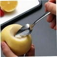 DJKET 2pcs silver stainless steel spoon with serrated teeth grapefruit ...