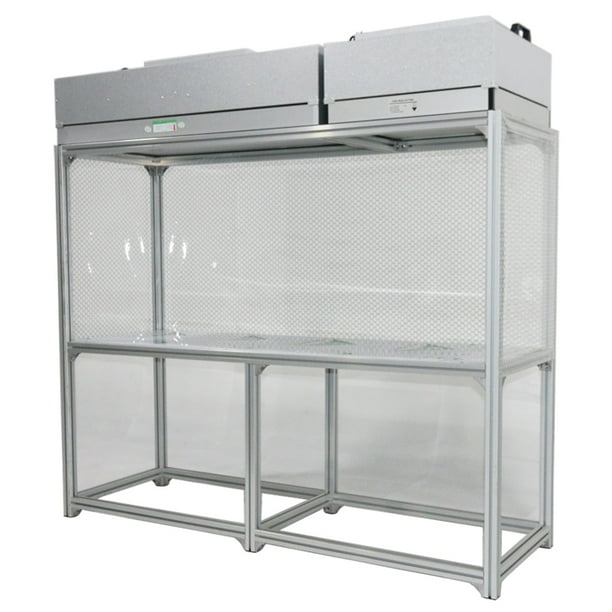 TECHTONGDA Two-person Dust Free Room Workshop Laminar Flow Hood Bench ...