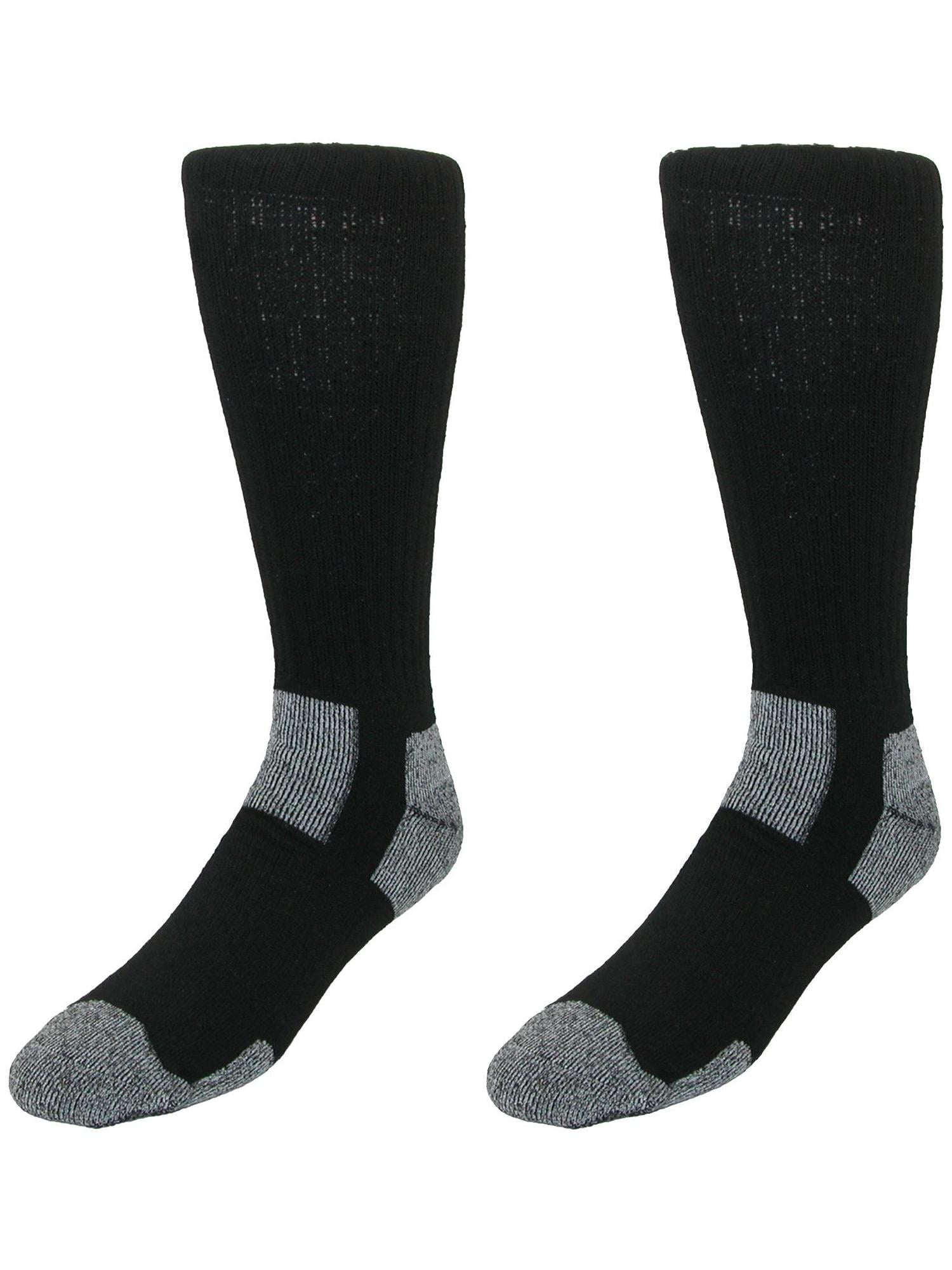 Size Large Men's Steel Toe Boot Work Socks (2 Pair Pack) - Walmart.com