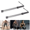 2Pcs Spring Arm Strength Trainer Portable Battle Rope Rods for Home Gym ...