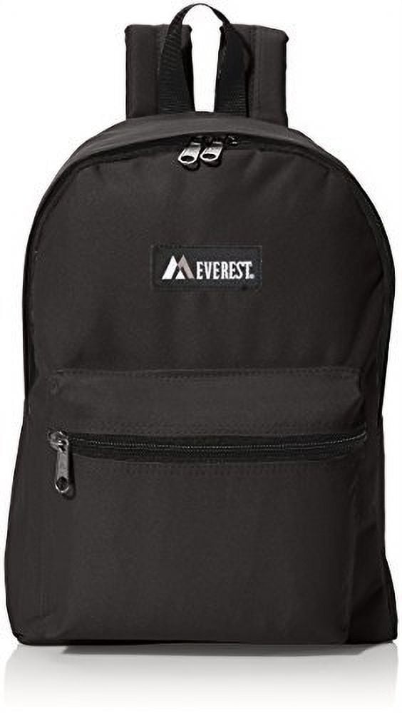 Everest Luggage Basic Backpack, Negro, Mediano | Bodega Aurrera en línea