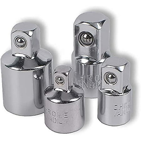 HEIBIN 4pcs Ratchet Adapter Ratchet Socket Adapter 1/2 To 3/8-3/8 To 1/ ...