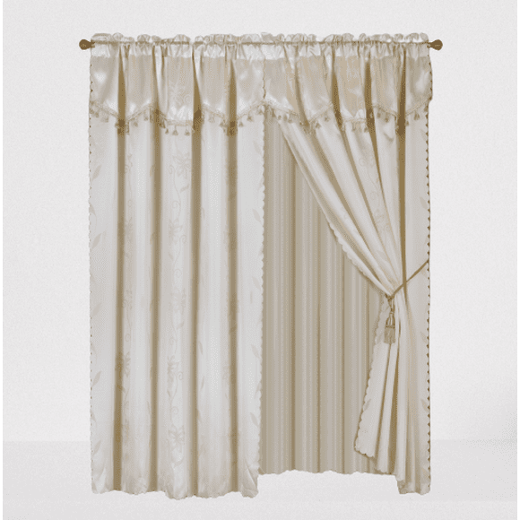 Curtains with Attached Valances