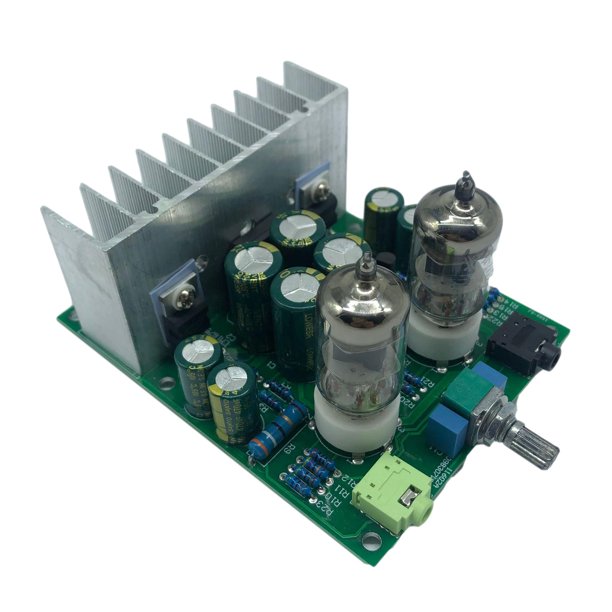 Potencia Diy HIFI 6J1 tubo amplificador auricures función amplificadores LM1875T preamplificador ...