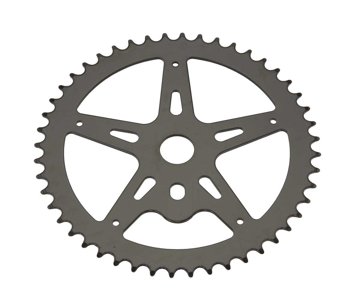 Black Steel Bike Chainring 1/2 X 3/32 48t. Steel bicycle chainring ...