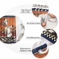 66x72 Inch Shower Curtains for Bathroom, Chef Fabric Bath Curtain Decor ...