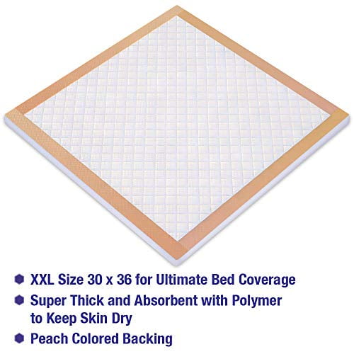 Buy Inspire Absorbent Bed Pads for Incontinence Disposable XL 30 x 36 ...