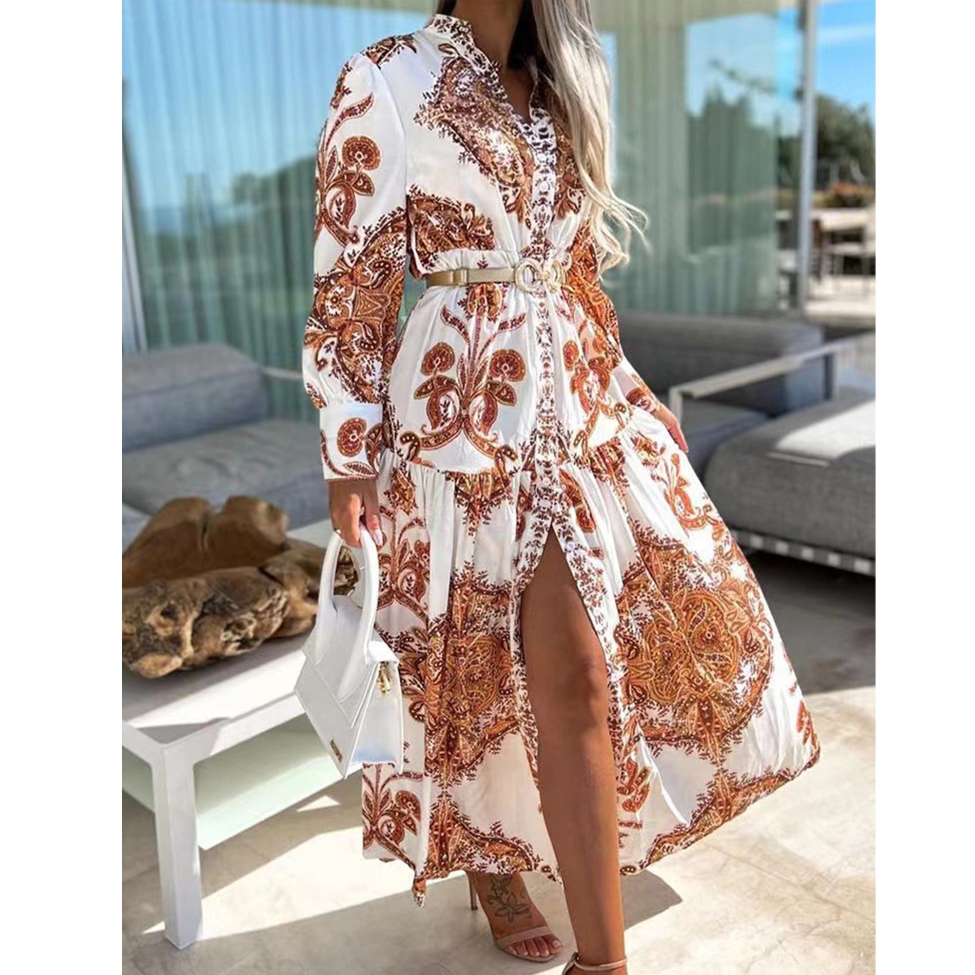 Click here for Tralilbee New Long Sleeve Plus Size Sexy V Neck Sp... prices