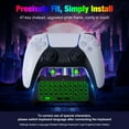 MoKo RGB Backlight Keyboard for PS5 Controller Wireless Chatpad ...