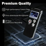 "RONY 32GB Voice Recorder, Handheld Recording, Portable Playback ...