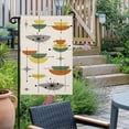 Bohemian Garden Flag 28x40 Inch Green Orange Yellow Color Block Double ...