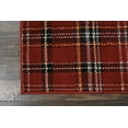 Free Shipping! Pinewood Grove Red Farmhouse Plaid Area Rug, Eclectic ...