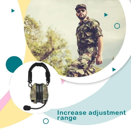 Silicone Earmuffs Headset PE Air Duct PTT Blue-compatible Earphone ...