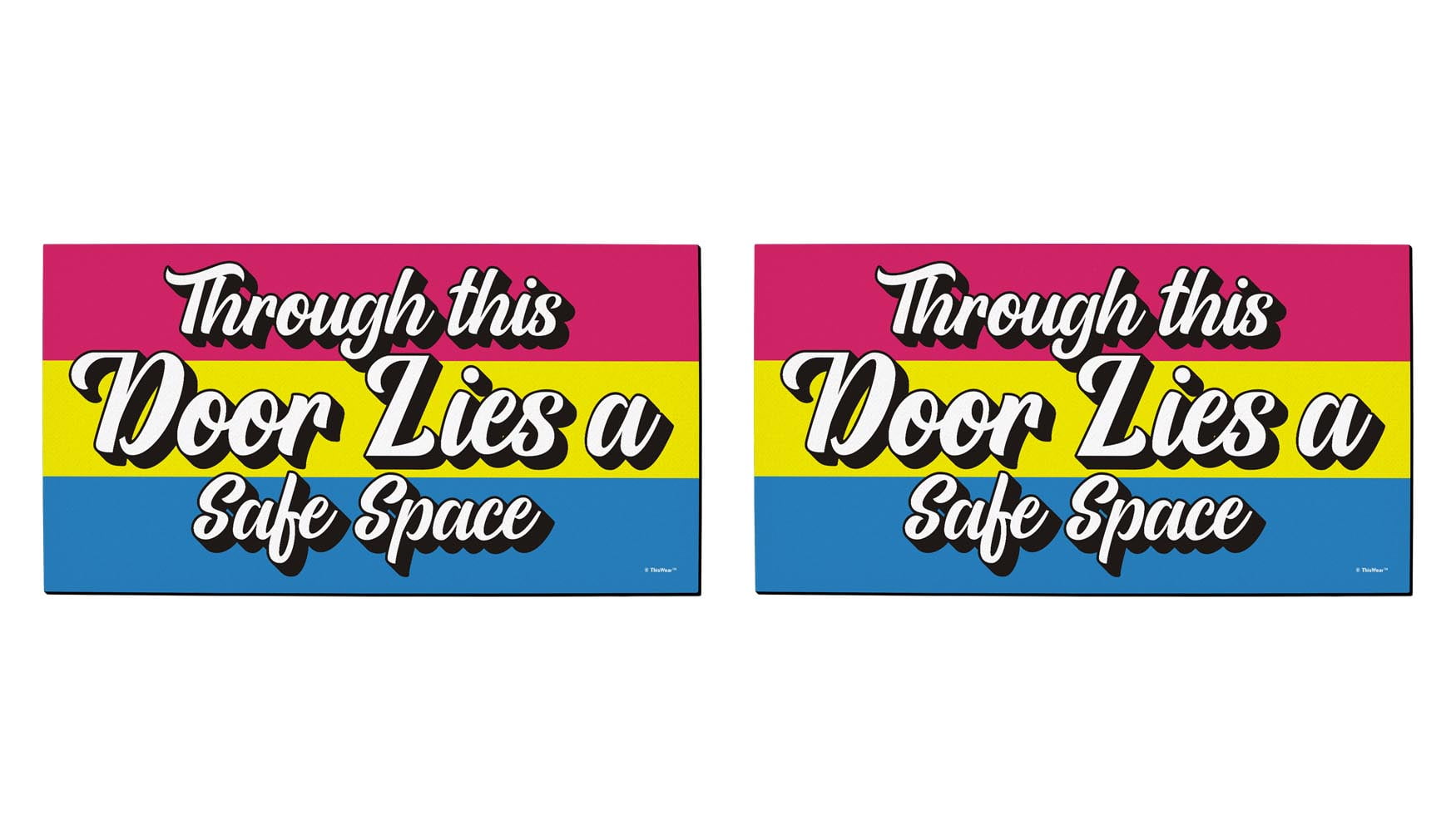 ThisWear Pangender Pride Flag Pangender Flag Through This Door Lies A ...