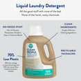 Clean People Liquid Laundry Detergent, Sensitive Skin Safe, 100 Loads ...