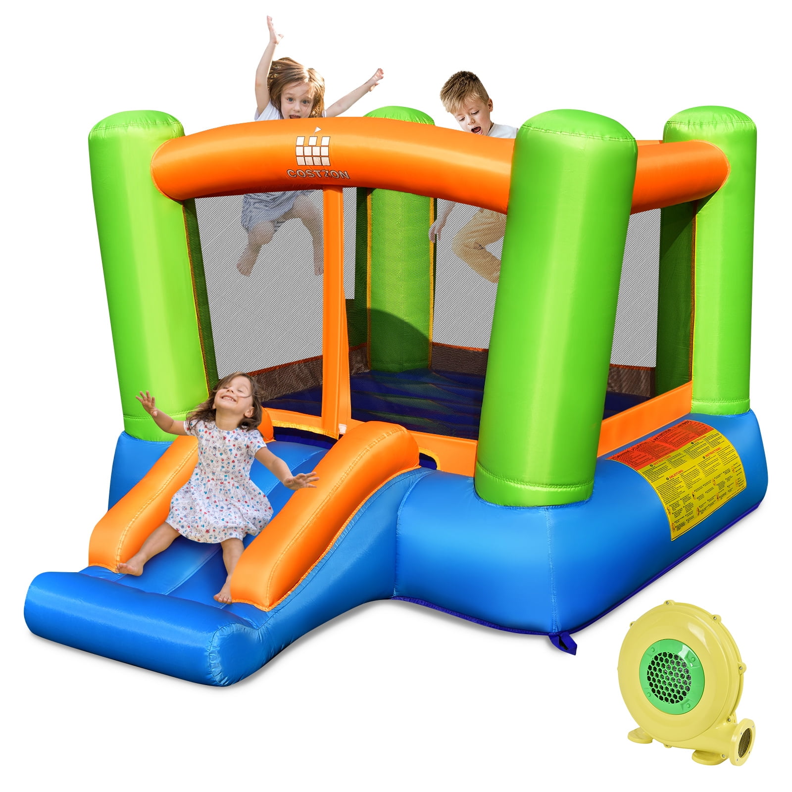 Infans Inflatable Bounce House Kids Jumping Playhouse Indoor & Outdoor ...