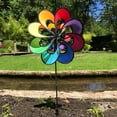 In the Breeze Spectrum Double Windee Wheelz - Colorful Flower Spinner ...