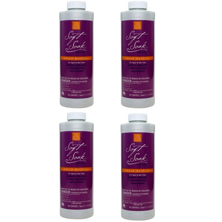 SpaGuard Soft Soak Hot Tub and Spa Shock and Oxidizer Cleaner, 1 Quart ...