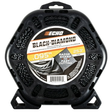 Echo .095" 5Lb; Black Diamond Trimmer Line - Walmart.com