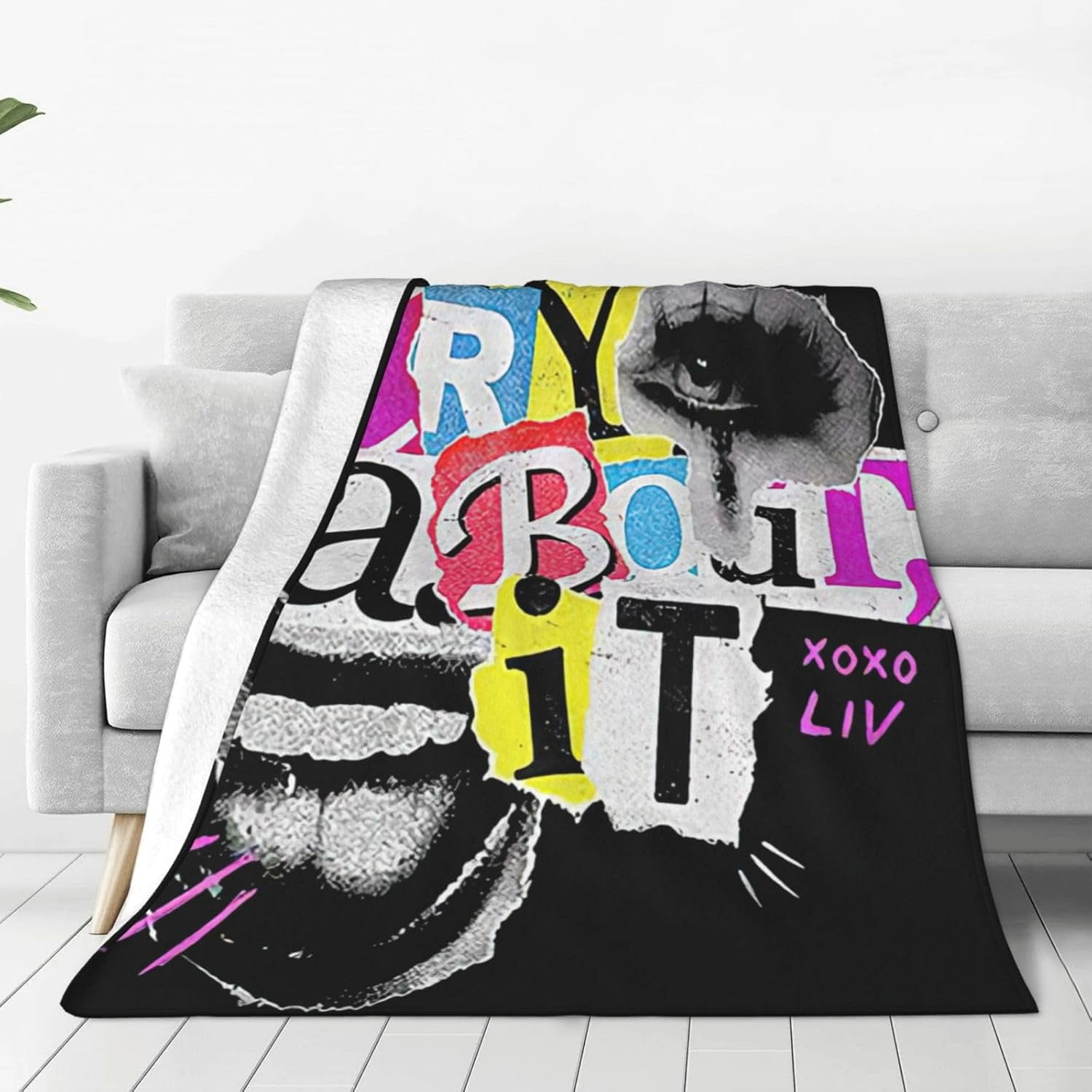 Click here for Hfunnyblanket Liv Wrestler Morgan Throw Blanket Po... prices