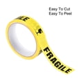 Uxcell Warning Tape OPP Stripe Sticker Adhesive Tape Marking FRAGILE ...