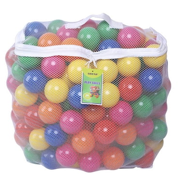 Soft Plastic Kids Play Balls for Ball Pit, Kiddie Pool, Playpen – 50 ...