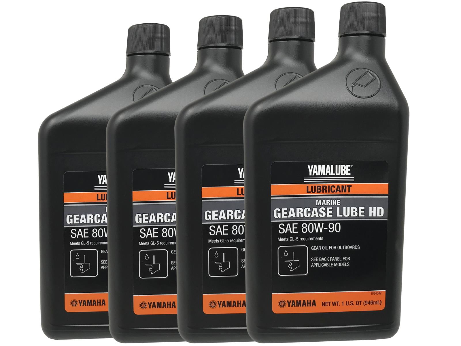 Yamaha Genuine OEM Gearcase Lube HD ACC-GLUBE-HD-QT - 4 Pack - Walmart.com