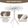Drying Rack, Collapsible and Portable, with 16 Adjustable Aluminum ...