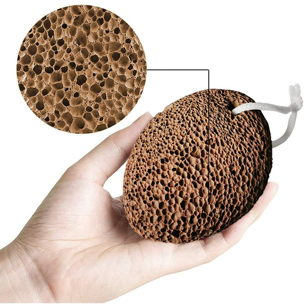 1 Pack Foot Pumice Stone Foot File Natural Earth Lava Pumice Stone For Feet Premium Callus