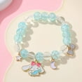 1pc Anime Sanrio Bracelet Cinnamoroll Crystal Beads Bracelet Kawaii