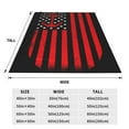 Pofeuu Nautical American Flag Print Ultra-Soft Micro Fleece Blanket,for ...
