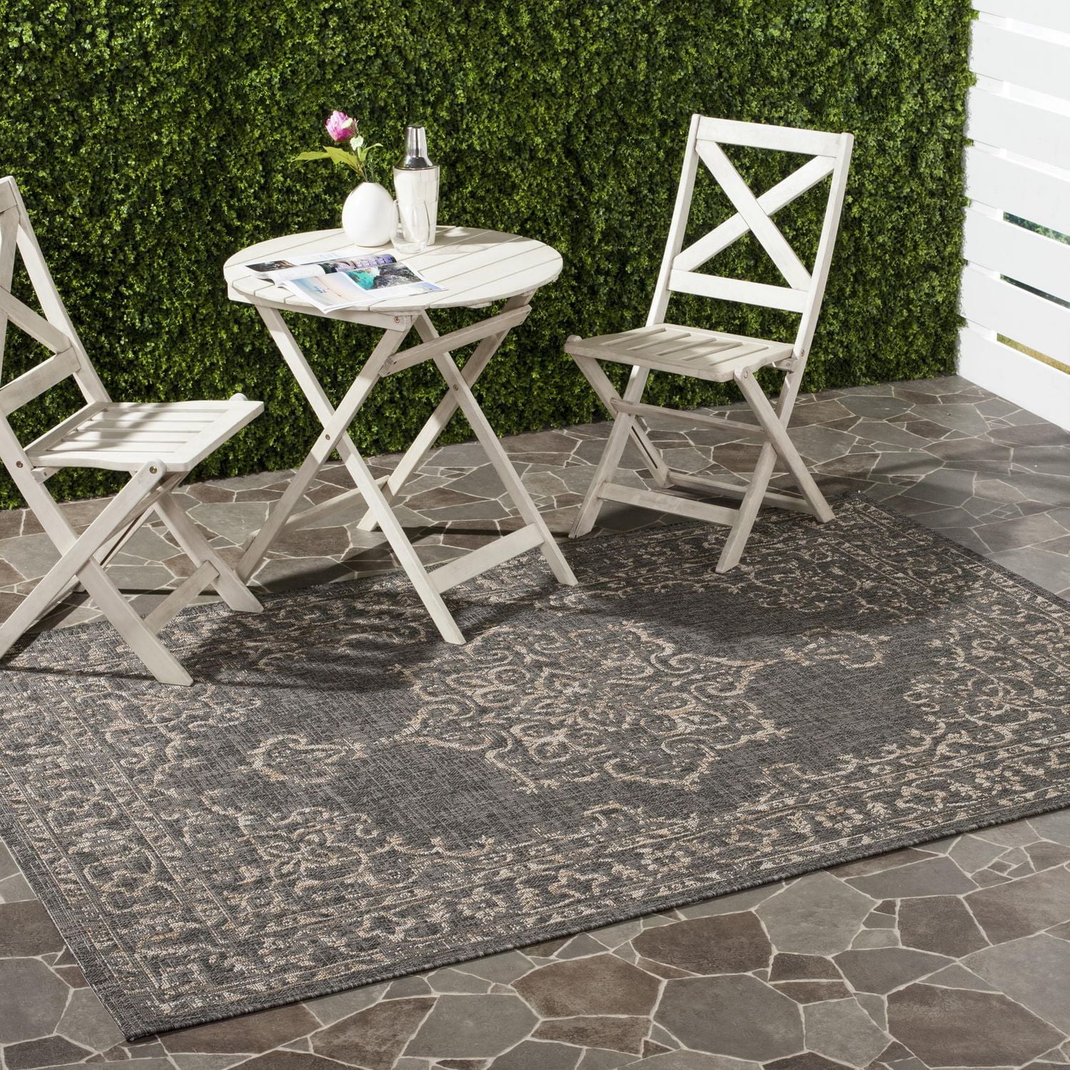 Click here for Safavieh Courtyard Clodagh Medallion Indoor/Outdoo... prices
