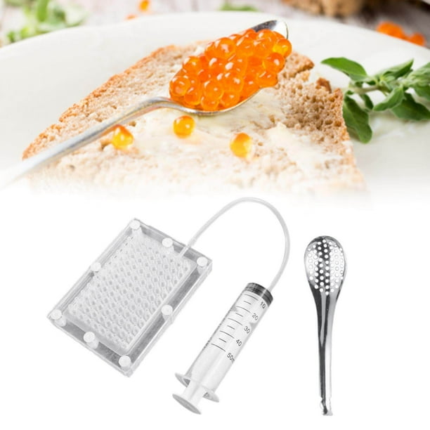 Caviar Generator 96 holes Molecular juice honey honey dessert dispenser ...