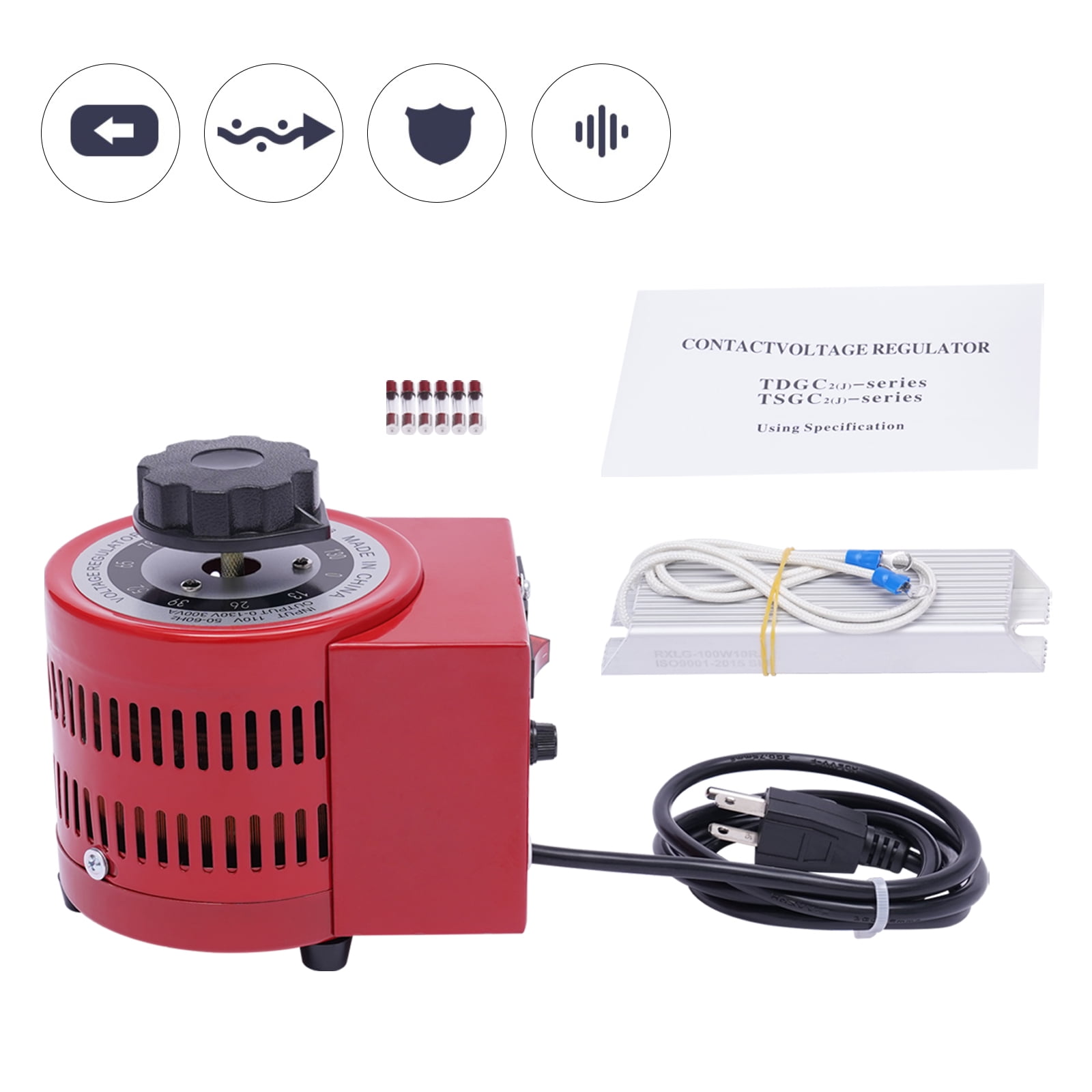 Miumaeov Power Transformer 0 5 1 3kva Digital Display 0 130v Ac Voltage