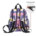 Cartoon Dinosaur Pattern Mini Backpack Cute Small Backpack with Chest ...