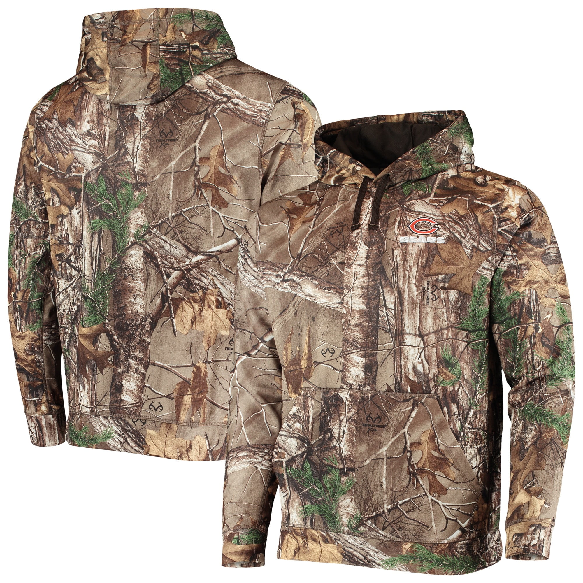 Men's Dunbrooke Realtree Camo Chicago Bears Circle Champion Tech Fleece ...