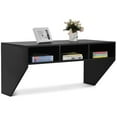 Costway Modern Minimalist Wall Mounted Floating Computer Desk for ...